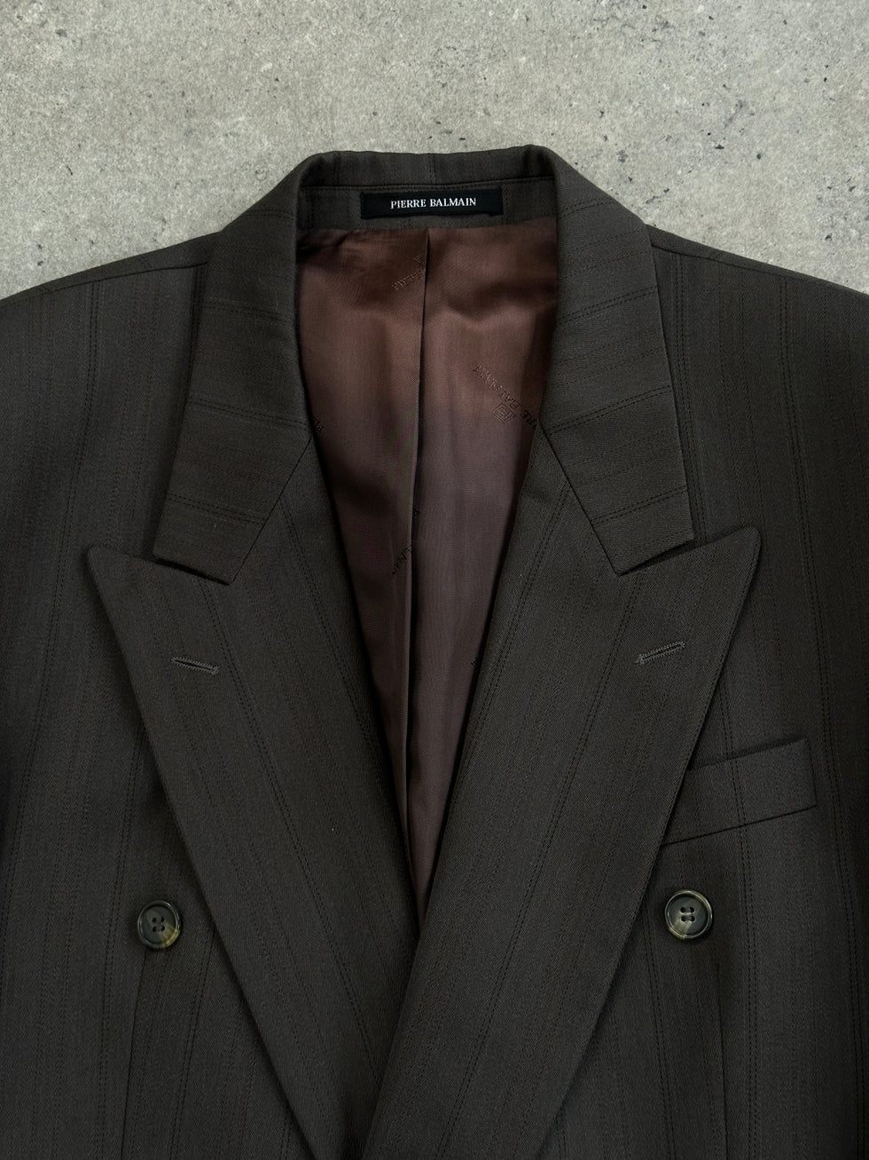Pierre Balmain 1980s Pure Wool Double Breasted Blazer - 40S/L | SYLK
