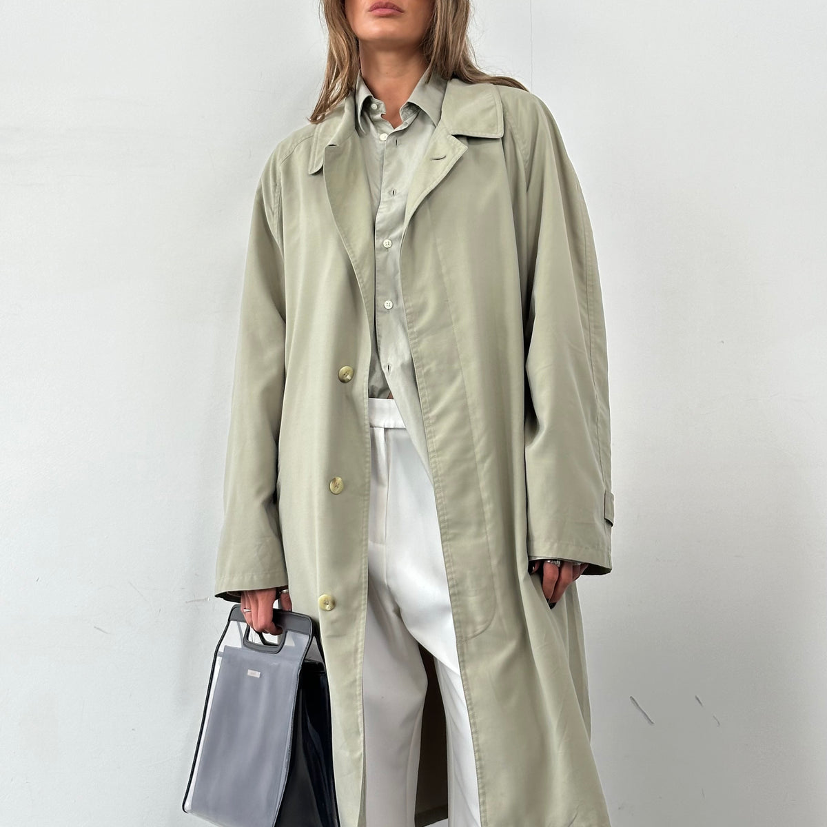 Missoni Concealed Placket Lightweight Trench Coat - XXL