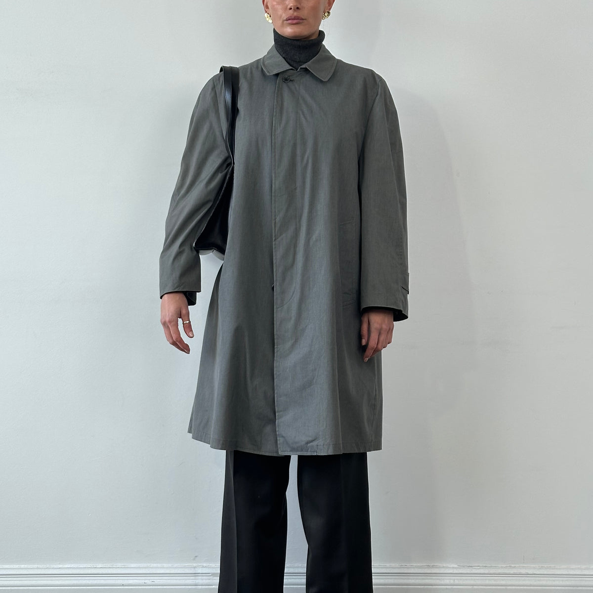 London Fog Concealed Placket Trench Coat - XL
