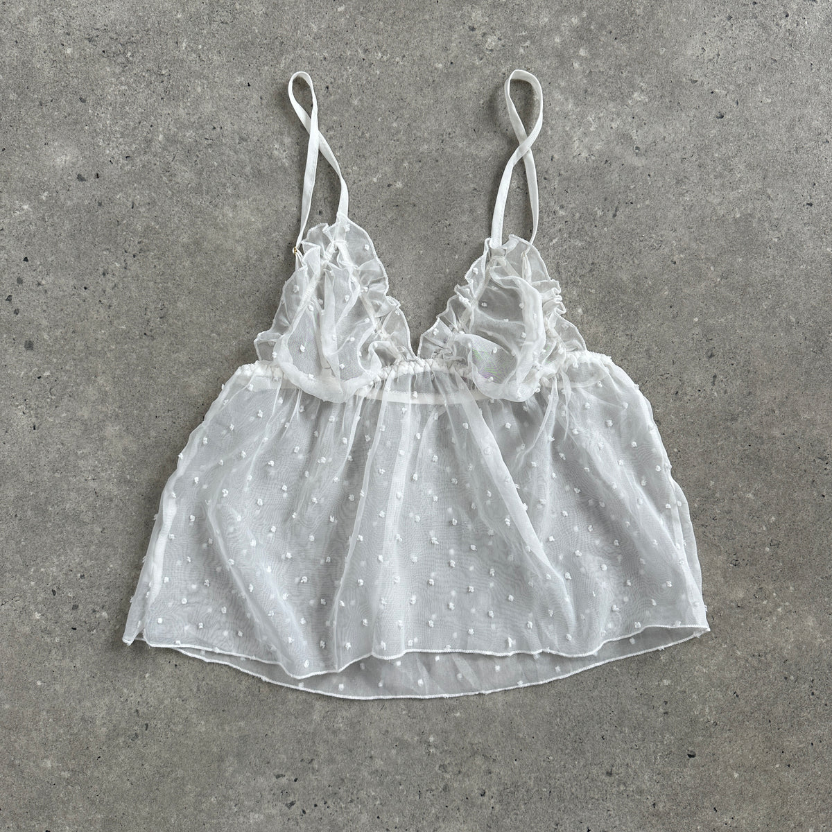 Vintage 2000s Sheer Cami Top - XS/S | SYLK