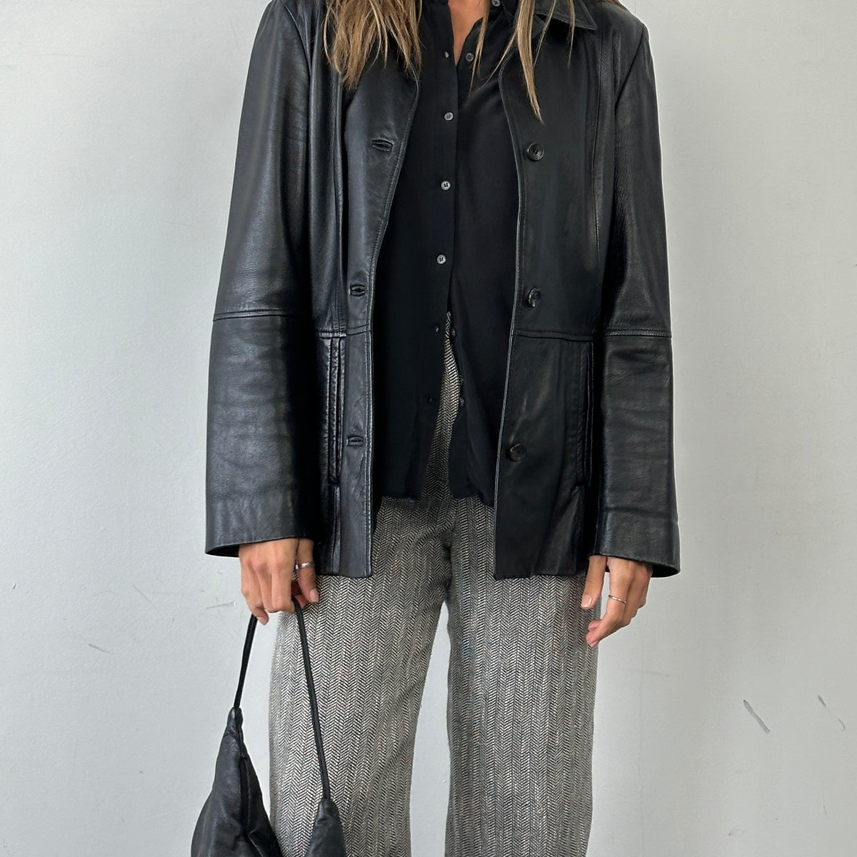 Marella Smooth Leather Jacket - M | SYLK